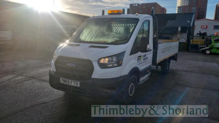 Ford Transit 350 dropside lorry (2020) Registration No: YM69 FTO, With ...