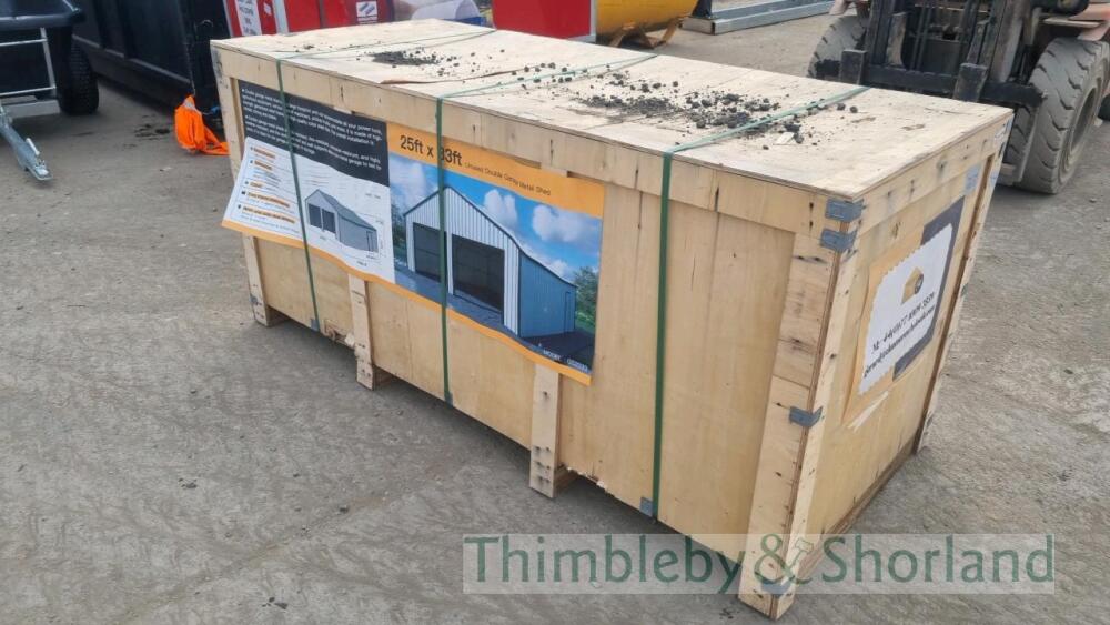 25ft x 33ft Double steel car port