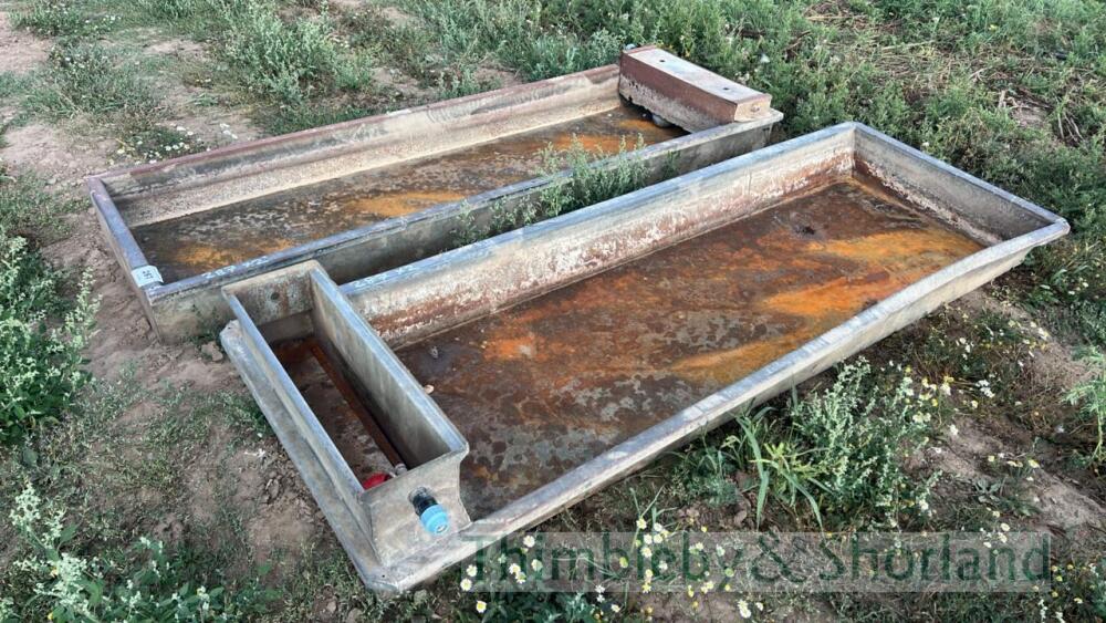 2 no 8ft water troughs